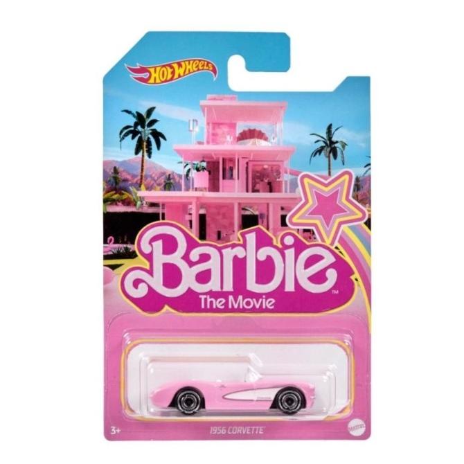 Jual Mobil Pink Diecast Barbie The Movie Car 1956 Corvette Hot Wheels ...