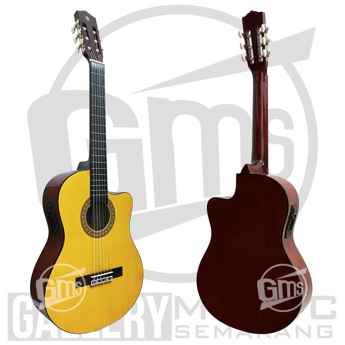 Jual Gitar Klasik Elektrik Cutaway Nylon C315 Tanam Besi Gitar Klasik | Shopee Indonesia