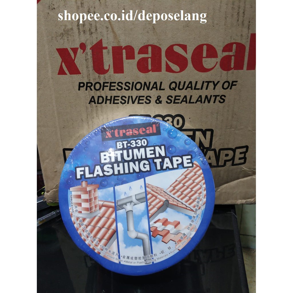 Jual Fastband Isolasi Talang Bitumen Flashing Tape Lem Lakban Genteng ...