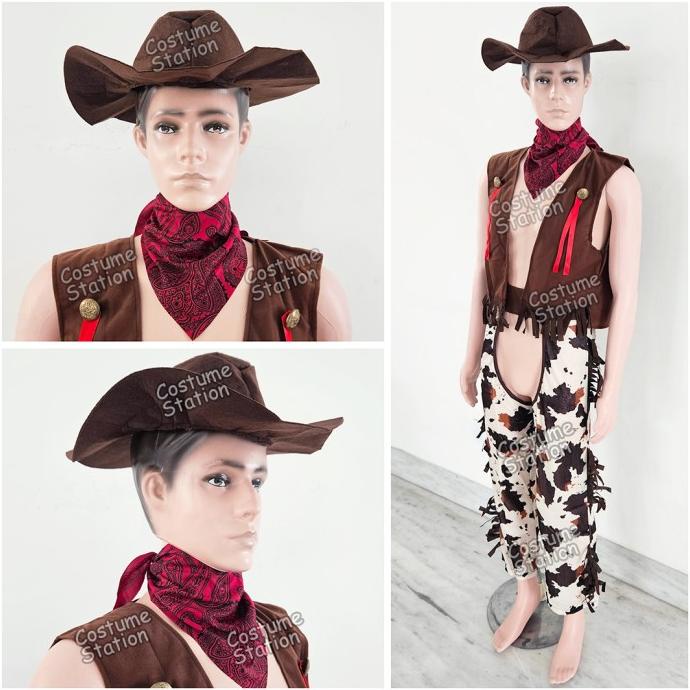 Jual Kostum Cowboy / Costume Koboi Wild West dewasa pria | Shopee Indonesia