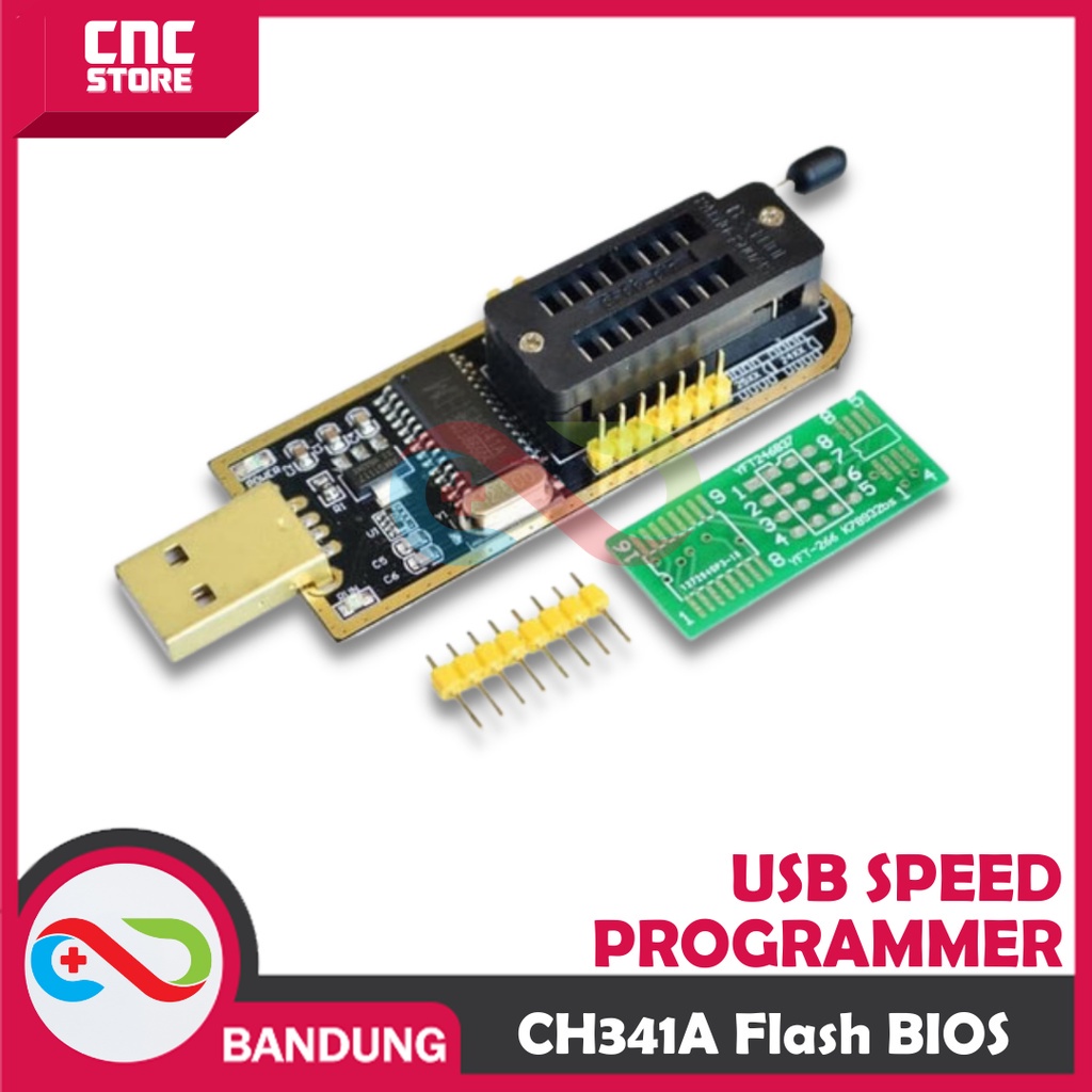 Jual CH341A 24 25 EEPROM Flash BIOS USB SPEED PROGRAMMER WRITER DOWNLOADER | Shopee Indonesia