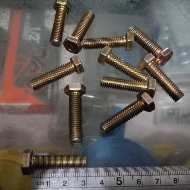 Jual BAUT BMK 12/ 830 + MUR KUNING (50pcs) | Shopee Indonesia