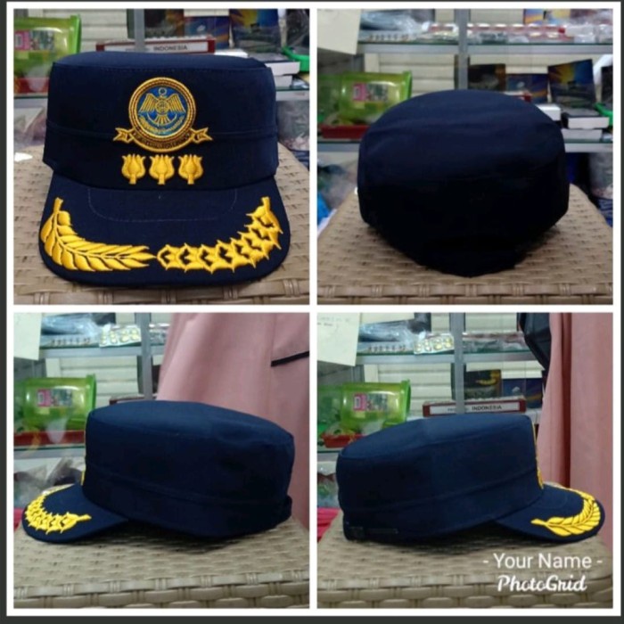 Jual TOPI KOMANDO PERHUBUNGAN GOLONGAN 3D 4A 4B TOPI KOMANDO KEMENHUB ...