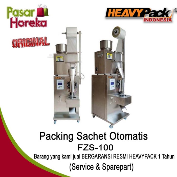 Jual [New Ori] Mesin Packing Sachet Otomatis / Pengemas Powder Fzs ...