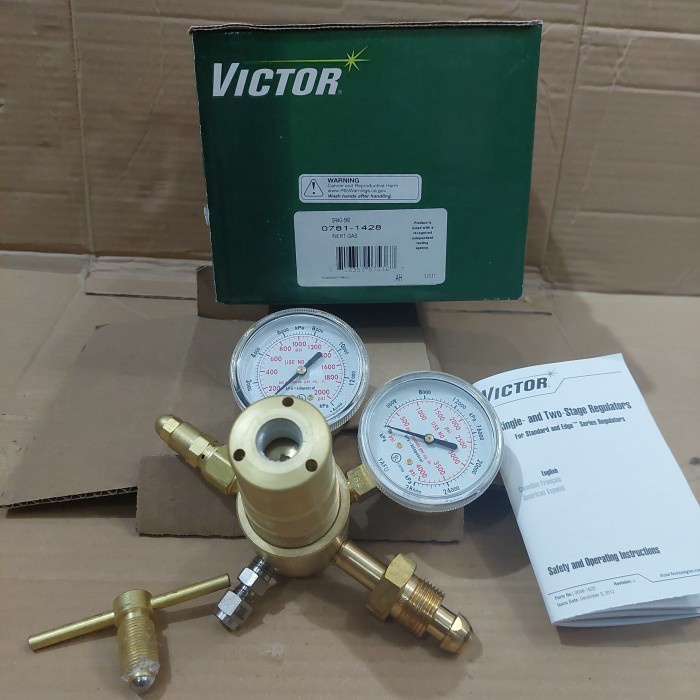 Jual [New] Victor Sr4G-580 Regulator Gas Nitrogen 1500Psi Bisa Sameday ...