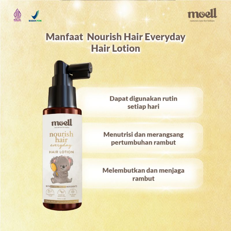 Jual MOELL HAIR LOTION BABY - MOELL HAIR LOTION | Shopee Indonesia