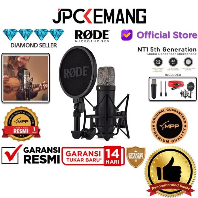 Jual Rode NT1 5th Generation Studio Condenser Microphone NT 1 5 th ORIGINAL | Shopee Indonesia