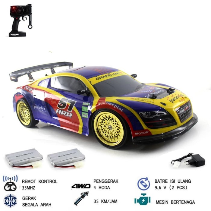 Jual Mainan Mobil Remote Kontrol Rc V Turbo Max (Profesional) | Shopee ...
