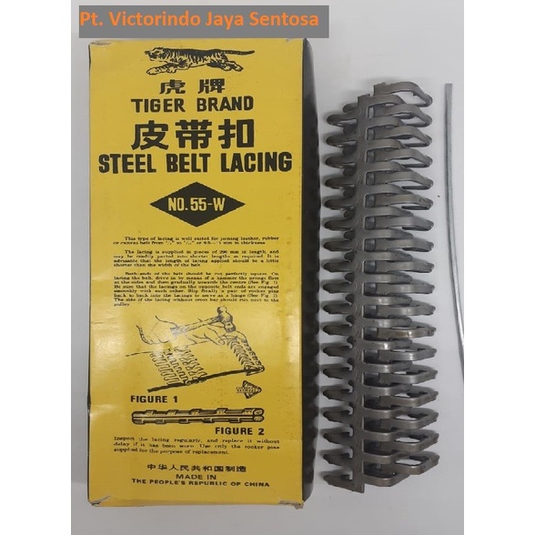 Jual Kuku Macan Sambungan Belt Steel Belt Lacing Tiger Brand No 55 ...