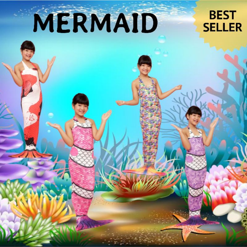 Jual Kostum Mermaid Baju Mermaid Kostum Duyung Baju Duyung Baju Renang ...