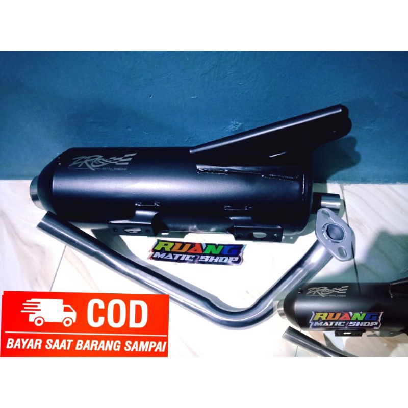 Jual KNALPOT COPY CMS BY ZRC EXHAUST SYSTEM FOR HONDA BEAT, VARIO LED ...