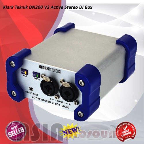 Jual Klark Teknik DN200 / DN 200 / DN-200 Active Stereo DI Box | Shopee ...
