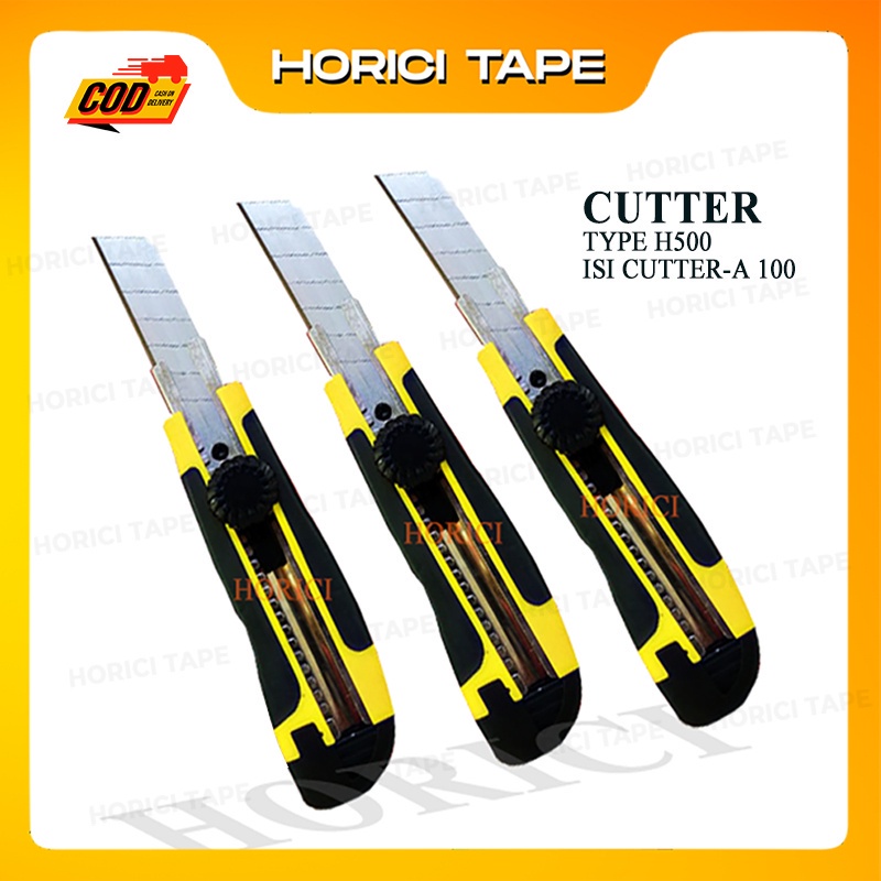 Jual HORICI kater 170MMx40MM kater H500 Tajam Kuat ISI Cutter A-100 ...
