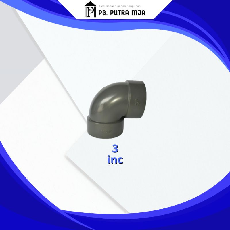 Jual ELBOW / KNEE / KENI / L - 3 INCH VOSCAR | Shopee Indonesia