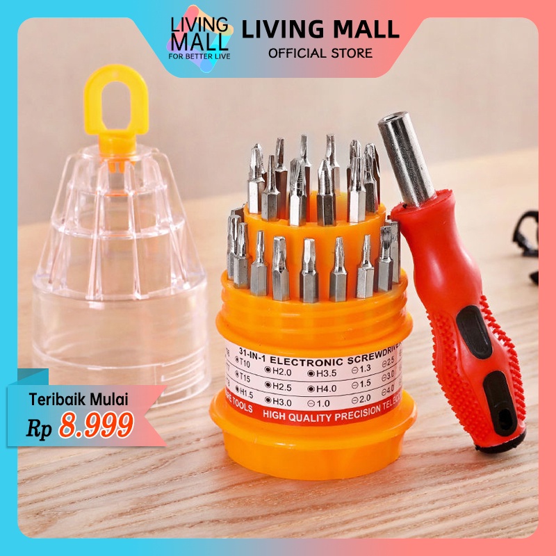 Jual Obeng Set Multifungsi 31 in 1 / Obeng Serbaguna 16 in 1 | Shopee Indonesia