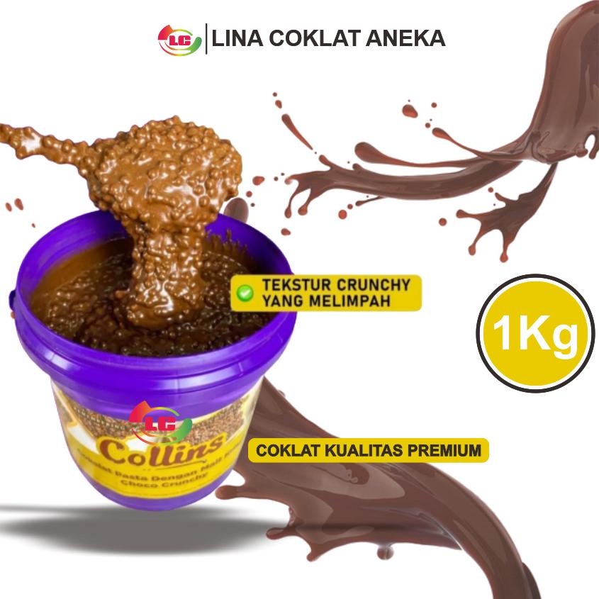 Jual Pasta Coklat Collins Choco Crunchy 1Kg | Shopee Indonesia