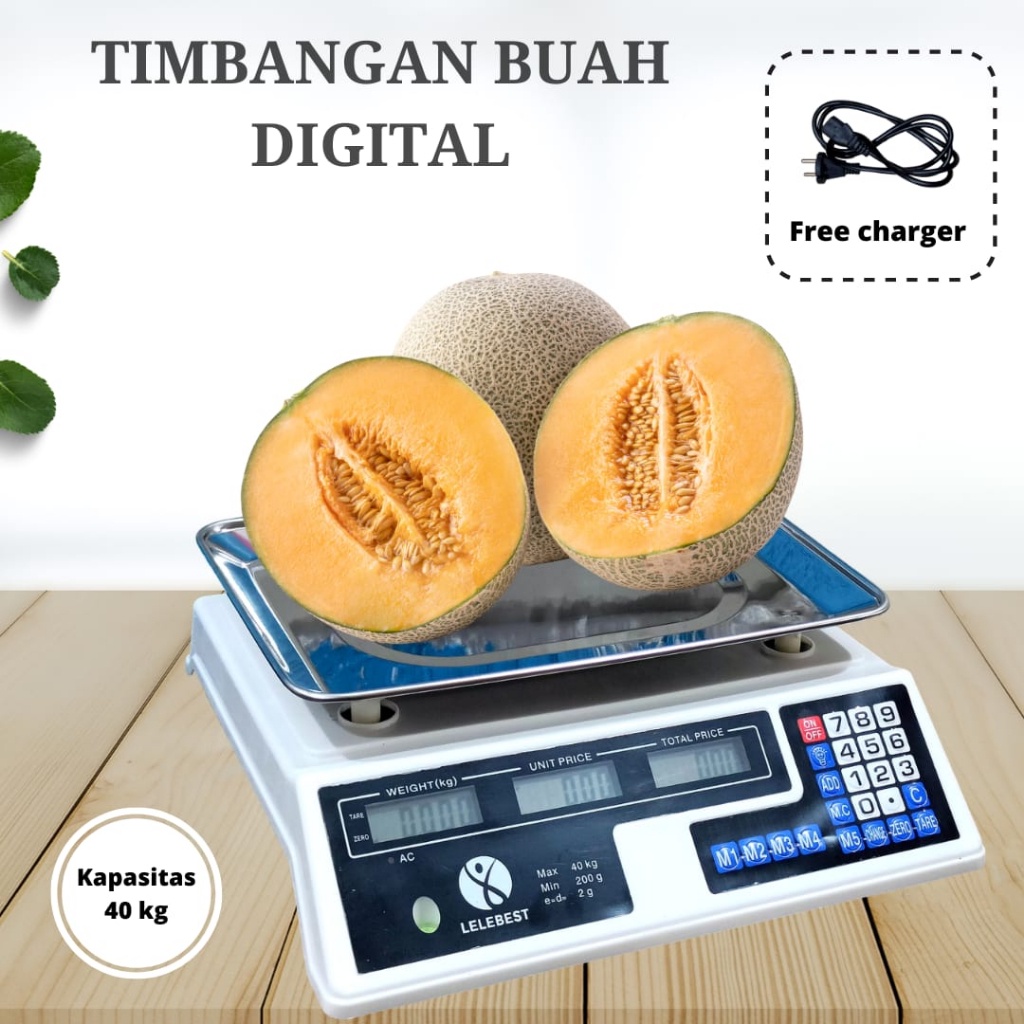 Jual Timbangan Buah Digital 40Kg Double Display Digital Computing Scale | Shopee Indonesia