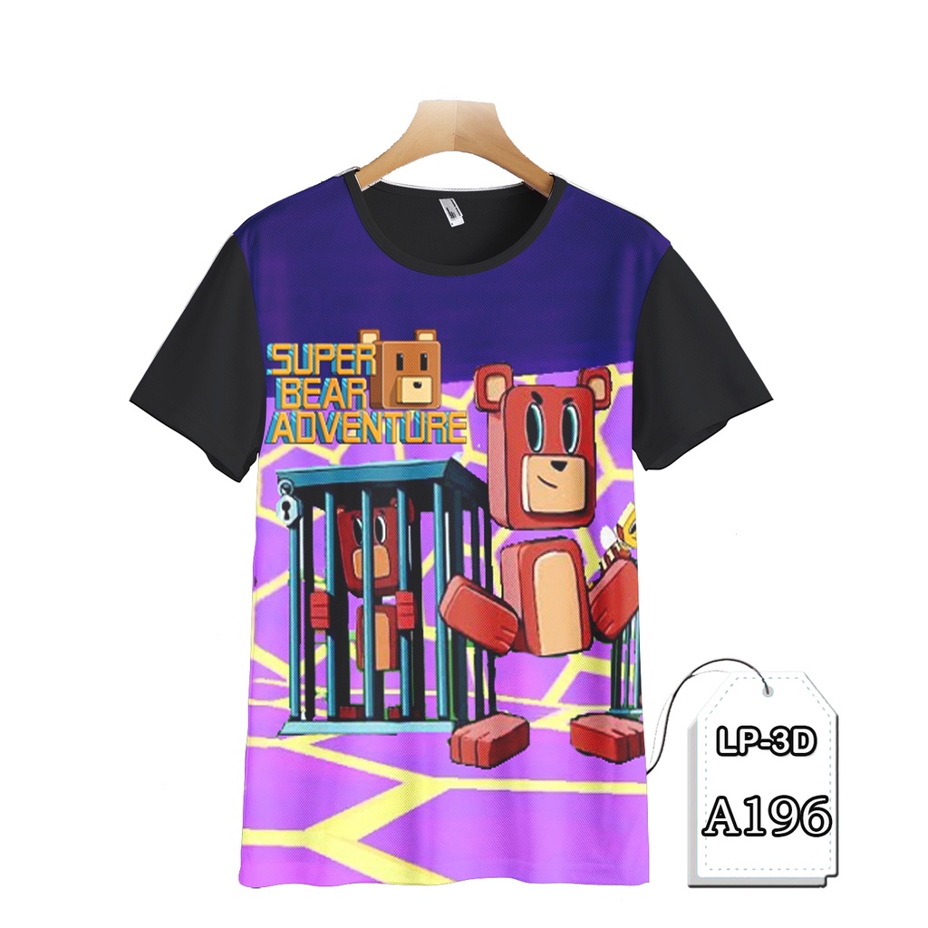 Jual Kaos Super Bear Adventure Anak dan Dewasa Kaos Game Petualang 3D ... Jual Kaos Super Bear Adventure Anak dan Dewasa Kaos Game Petualang 3D ...