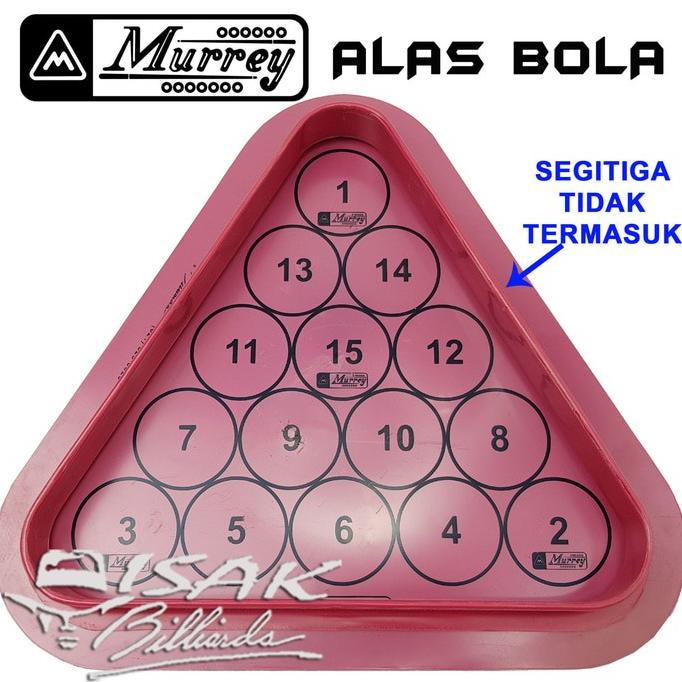 Jual Sale Murrey Alas Bola Plastik - Billiard Ball Rak Segitiga Biliar Tatakan Viral !! | Shopee ...