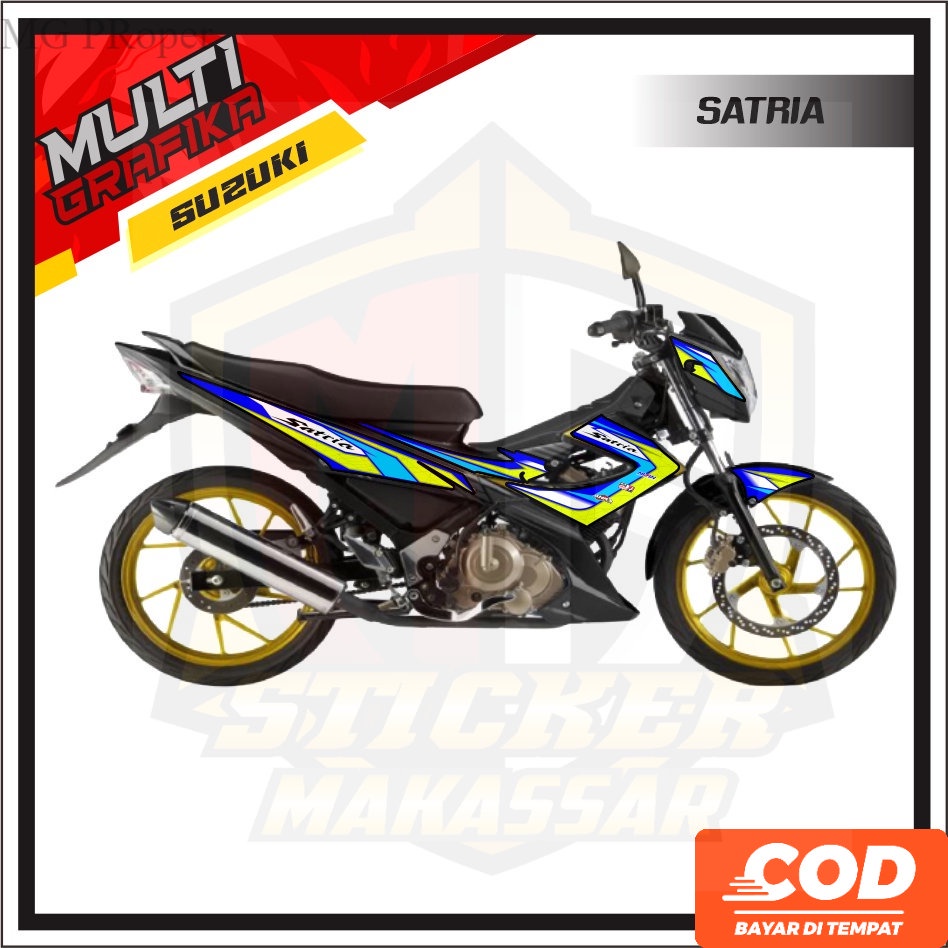 Jual Striping Decal Stiker Motor SUZUKI SATRIA FU Series A, Custom ...