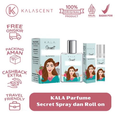 Jual KALA Parfum Secret Spray dan Roll On Parfume Wanita Tahan Lama ...