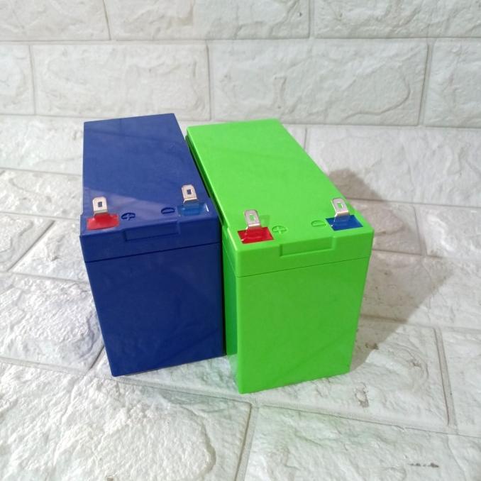 Jual DELLAS casing baterai 18650 aki lithium 7AH 12V kotak PVC plastik ...