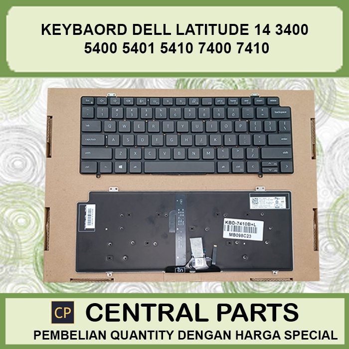 Jual Keyboard Laptop Dell Latitude 14 3400 5400 5401 5410 7400 7410 ...