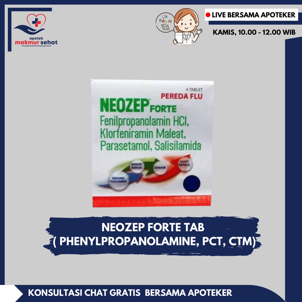 Jual Neozep Forte 4 Tablet | Shopee Indonesia