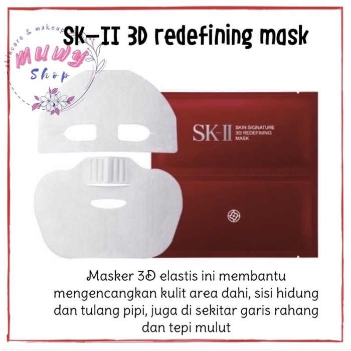 Jual Populer SK-II 3D Mask / SKII Skin Signature 3D - Redefining Mask | Shopee Indonesia