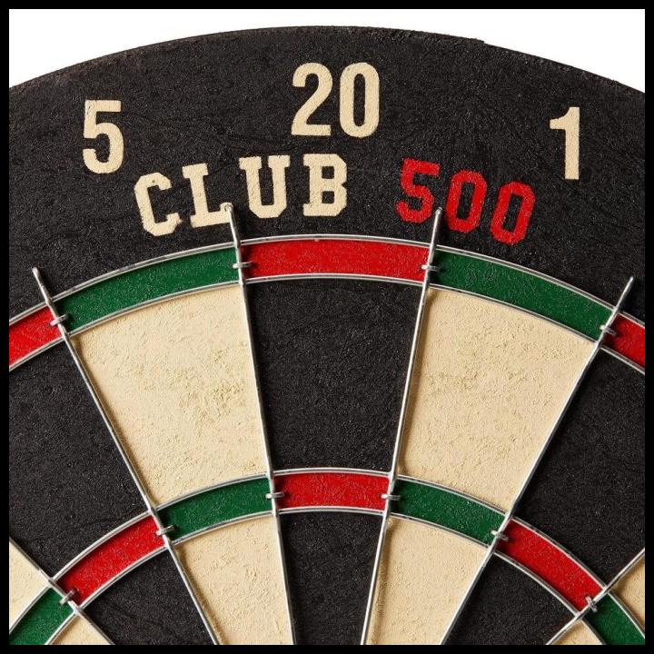 Jual BEST DEAL PAPAN DART CLUB 500 TRADITIONAL DARTBOARD | Shopee Indonesia