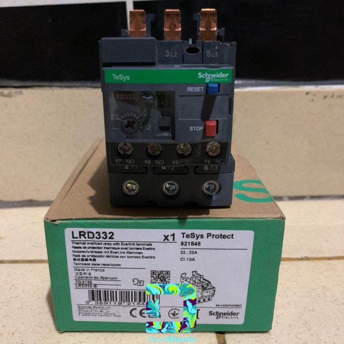 Jual THERMAL OVERLOAD RELAY LRD332 SCHNEIDER | Shopee Indonesia