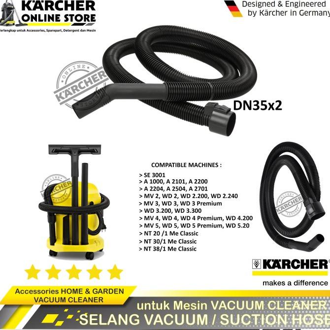 Jual Karcher | Selang Vacuum | Suction Hose A2701 A2405 Wd2 Wd3 Wd5 ...