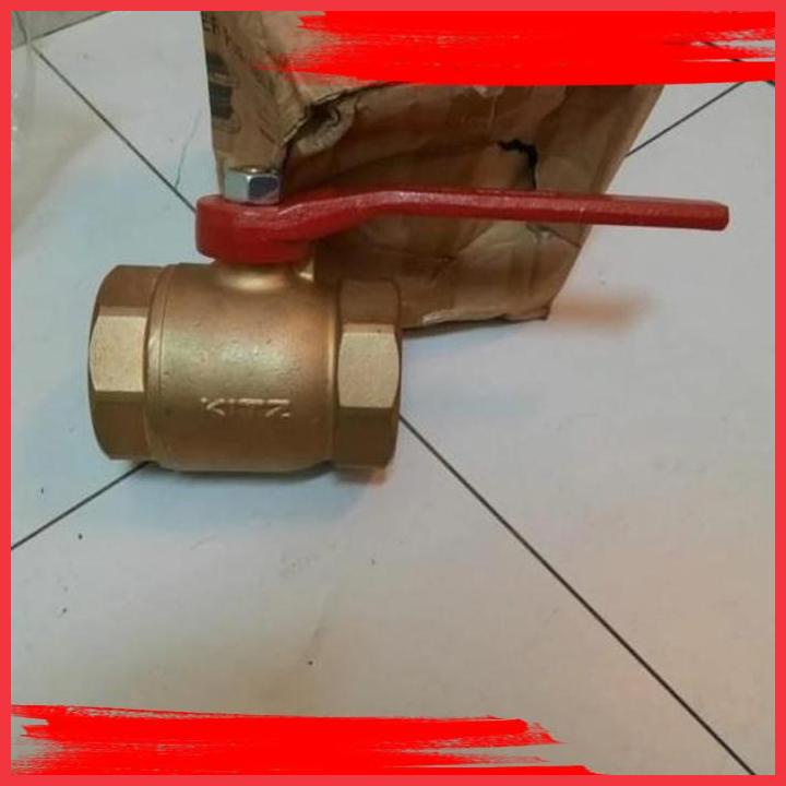 Jual (BK) STOP KRAN / BALL VALVE KITZ KUNINGAN 2 1/2 " INCHI 400 WOG | Shopee Indonesia