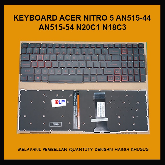 Jual Keyboard Laptop Acer Nitro 5 AN515-44 AN515-54 N20c1 N18c3 ...