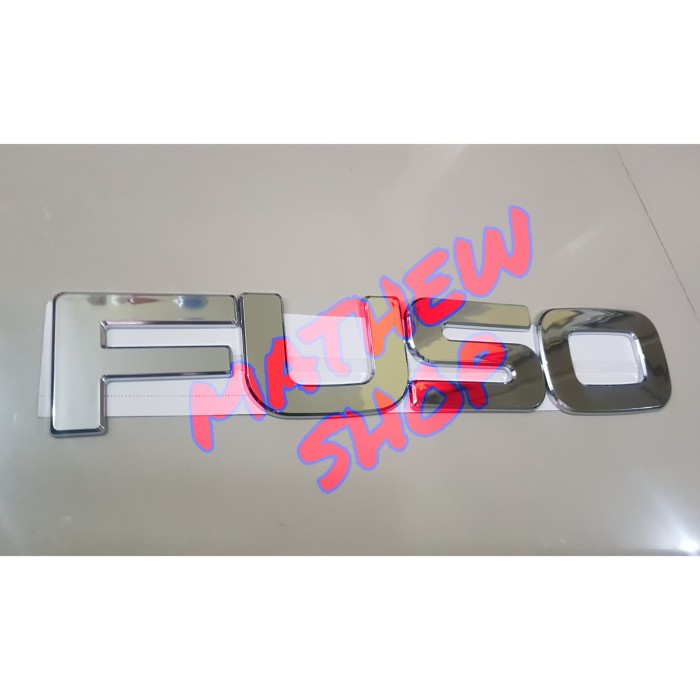 Jual Emblem Fuso Chrome / Logo Tulisan Fuso Big Original / Logo Fuso ...