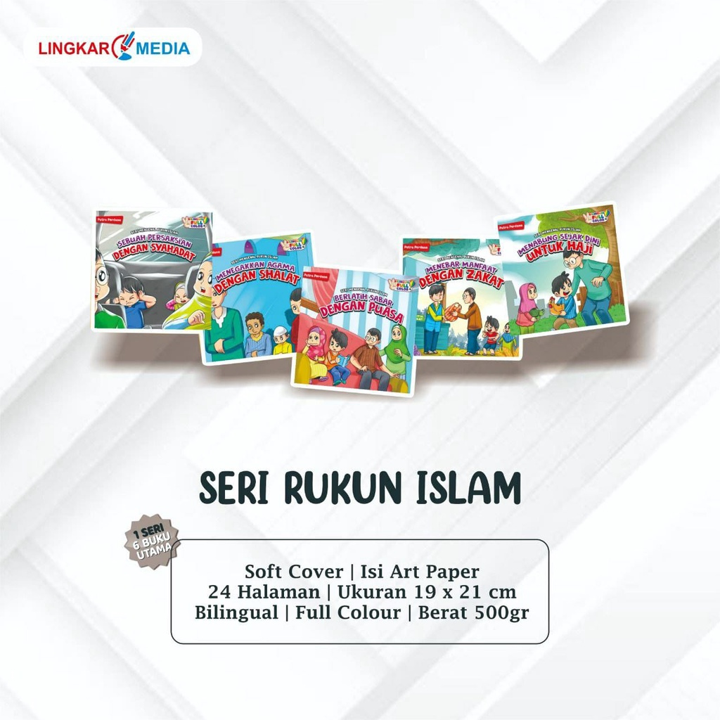 Jual Buku Anak: Seri Mengenal Rukun Islam (5 Buku) | 2 Bahasa | Lingkar ...