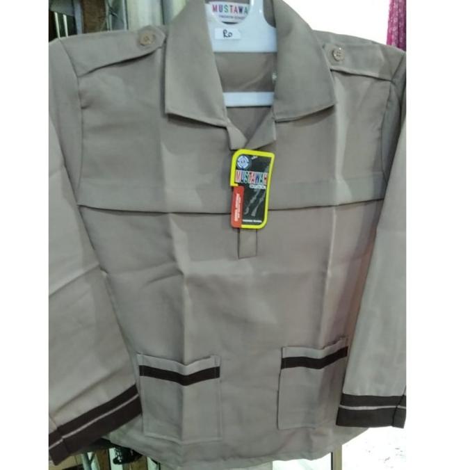 Jual Terbaik Baju Pramuka Rapilo Panjang Siaga / Merk Mustawah / Bahan ...