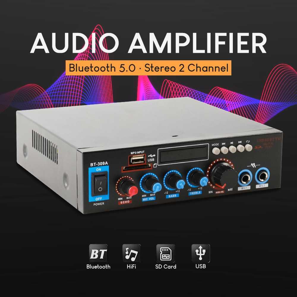 Jual Audio Amplifier Bluetooth 5.0 Stereo 2 Channel 800W - BT-309A ...