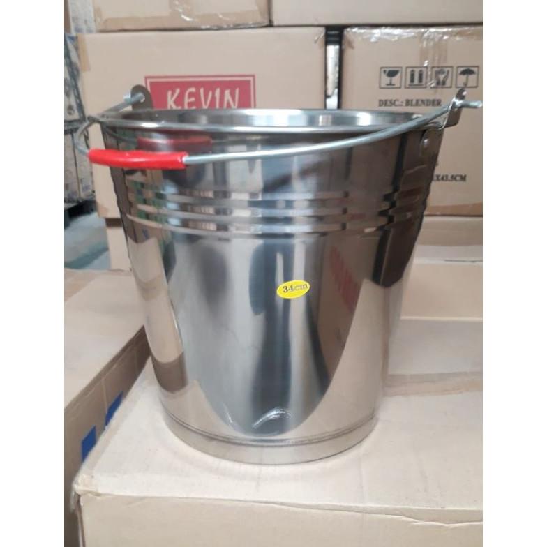 Jual New - ember timba stainless steel besar 20 liter 16 liter 15 liter ...