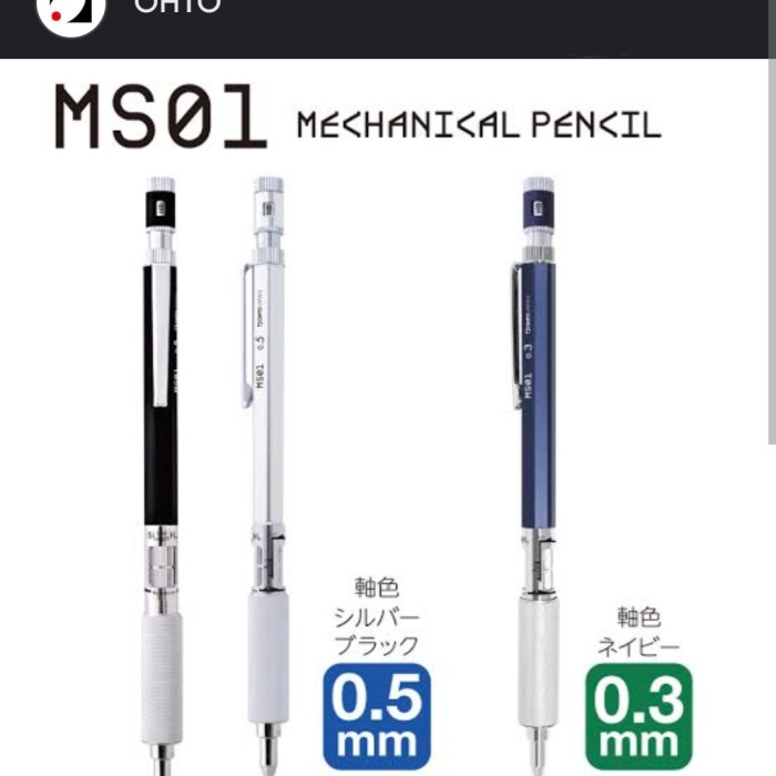 Jual Promo Pensil Mekanik Ohto Ms01 Full Metal Drafting Pencil | Shopee ...