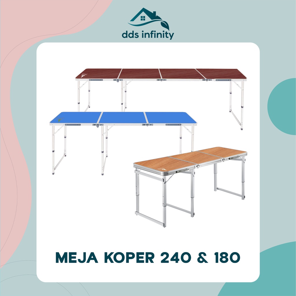 Jual Meja Lipat Jualan Portable Meja Koper Panjang Meja Koper Serbaguna ...