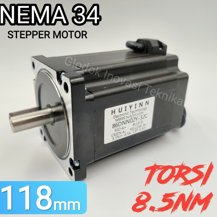 Jual Sale!! Motor stepper steper 86 nema 34 nema34 CNC Router 2 phase 1 ...