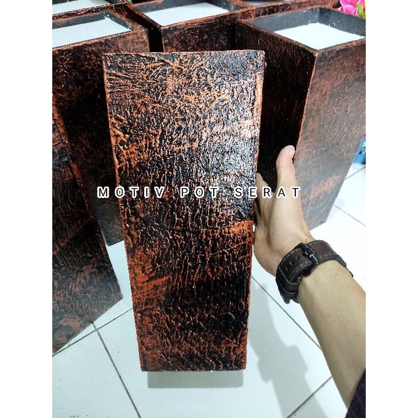 Jual Pot media bunga artificial tinggi 40cm / pot bunga plastik / pot ...