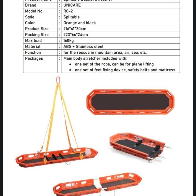 Jual Rescue Tandu Basket Stretcher / Tandu Helikopter Rescue Stretcher ...