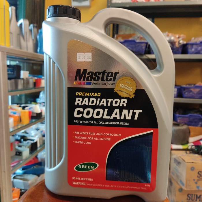 Jual Air Radiator Coolant Master Green Hijau 1 Galon | Shopee Indonesia