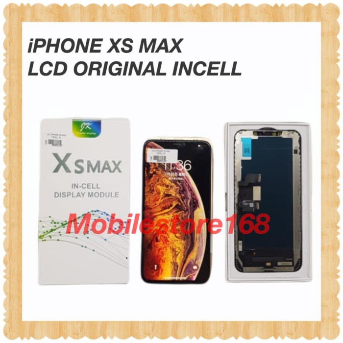 Jual LCD +TOUCHSCREEN iPHONE XS MAX Merk JK ( Incell ) | Shopee Indonesia