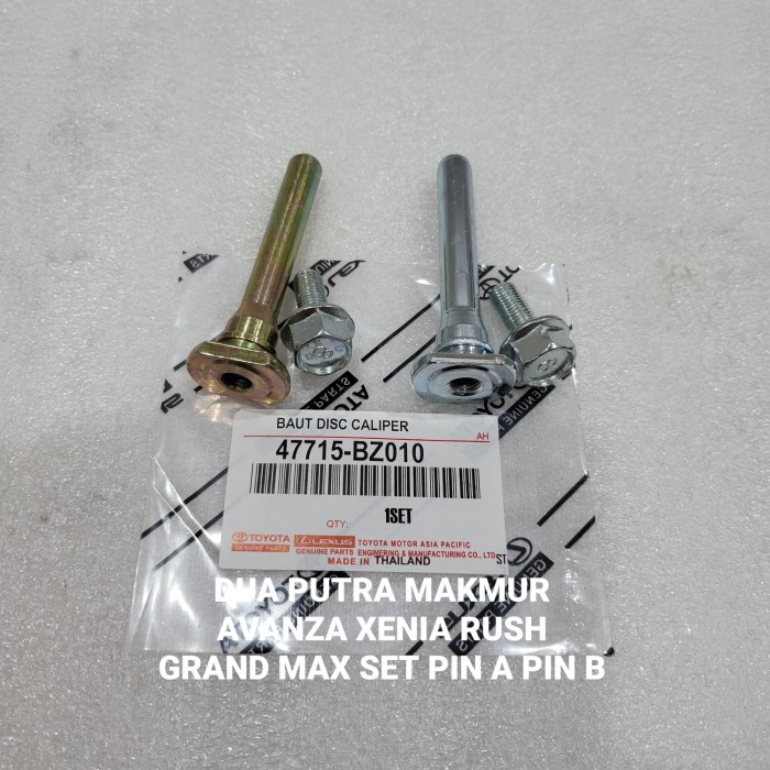 Jual Baut Disc Caliper Set Pin A+Pin B 2Pc Avanza Xenia Rush Grand Max ...