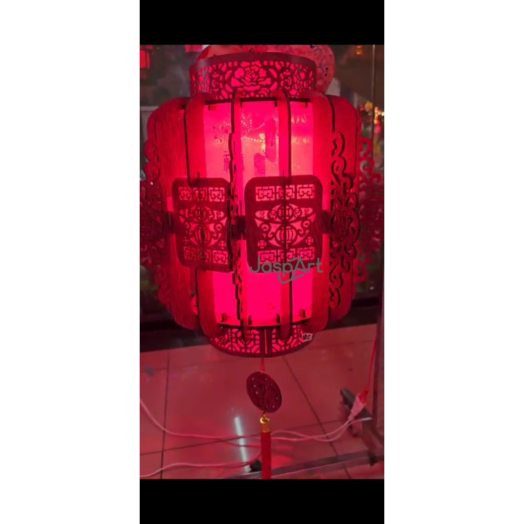 Jual Lampion Lampu LED Putar Imlek 2024 Lampion Puter Terbaru TAHUN ...