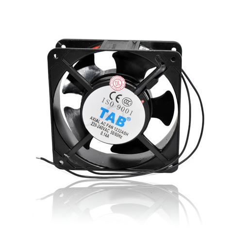 Jual Panel Cooling Fan 4 inch 12x12x3.8 cm AC 220V TAB XF1232ASH ...