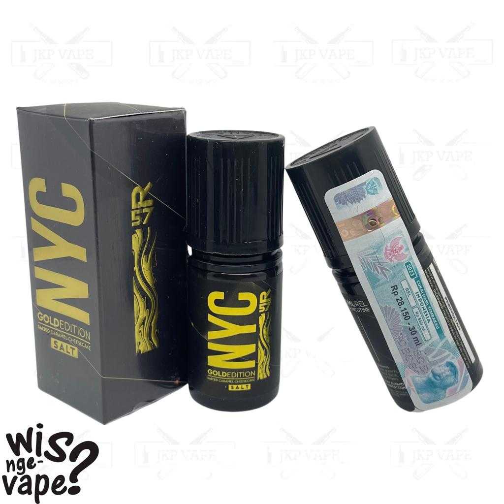 Jual Ni-Ng NYC GOLD Salted Caramel Cheesecake 30ml Salt Nic Liquid ...